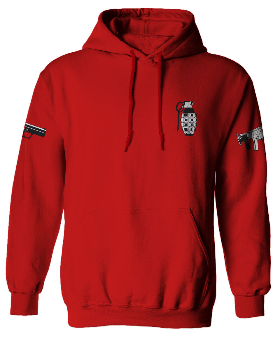 Grenade Guns Second Amendment American Rights Weapons Sweatshirt Hoodi ...